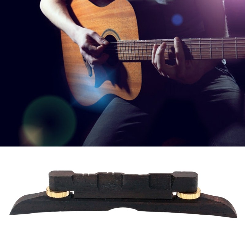 Mandolin Bridge Replacement Height Adjustable Light Weight Ebony Guitar ...
