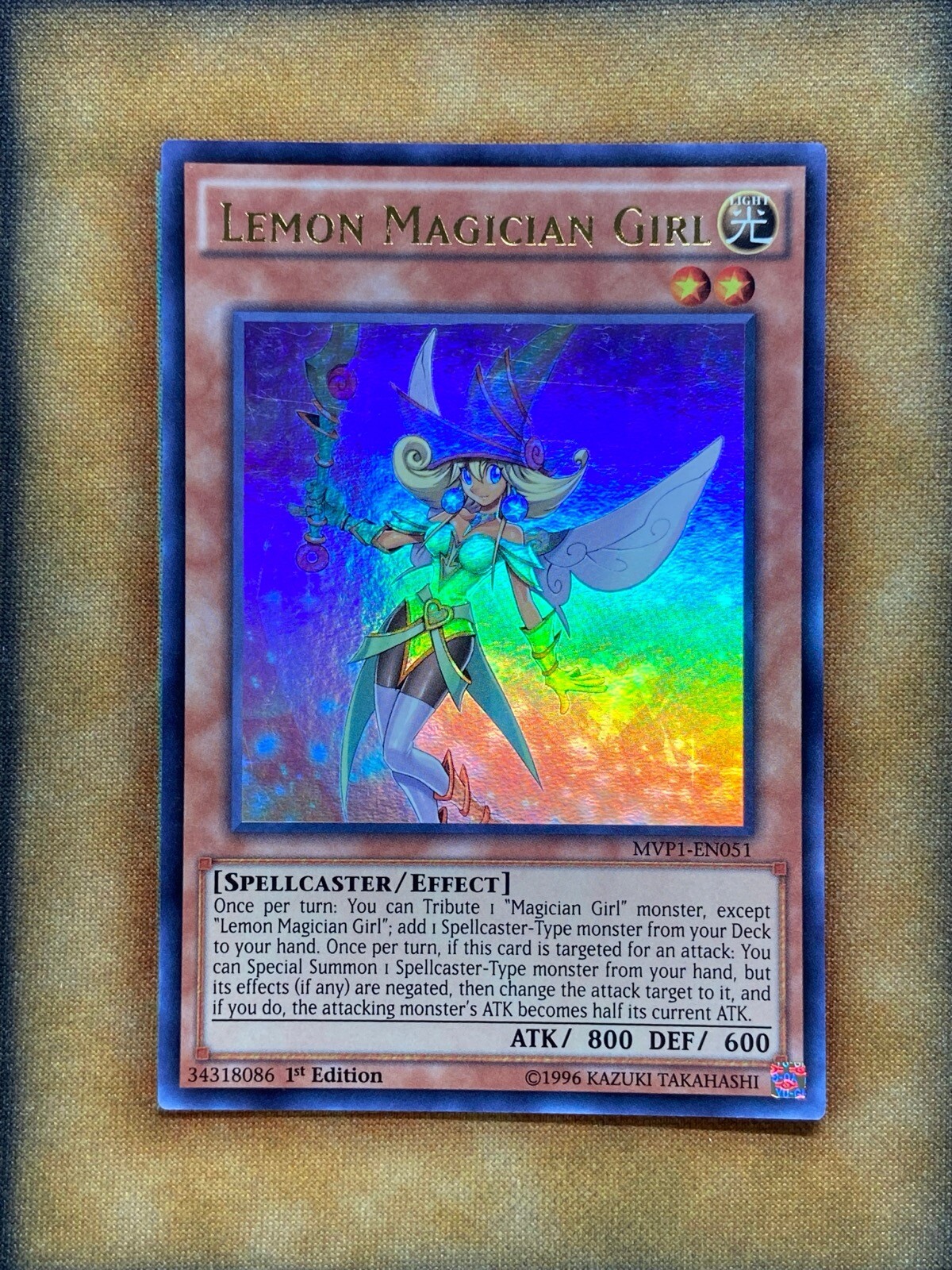 Yugioh Lemon Magician Girl MVP1-EN051 Ultra Rare 1st Ed NM | eBay