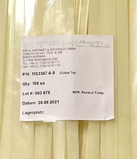 MS3367 Kabelbinder / Cable Ties / strap / Tiedown (1 Packung = 100 ...