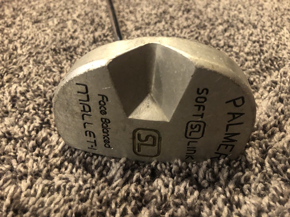 VINTAGE PALMER SOFT LINK FACE BALANCED MALLET 1 PUTTER GOLF CLUB RH 36 ...