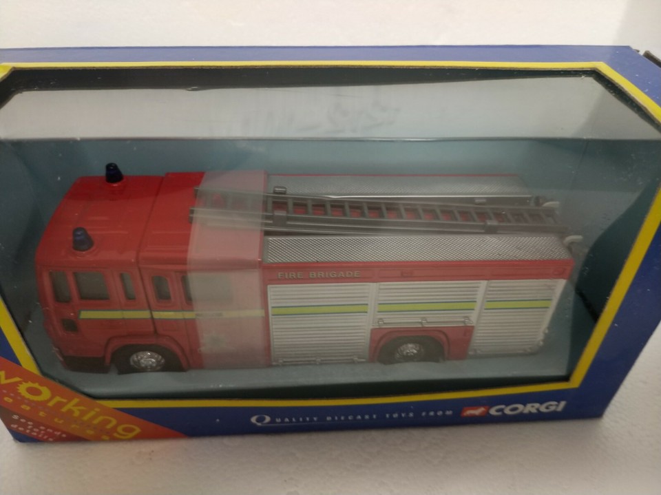 Corgi 1/50 Scale Diecast Fire Truck Volvo Fire Engine City Fire Brigade ...