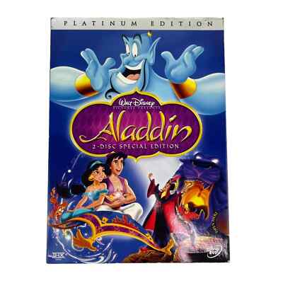 Aladdin Special Platinum Edition 2-Disc DVD Set 2004 Scott Weinger ...
