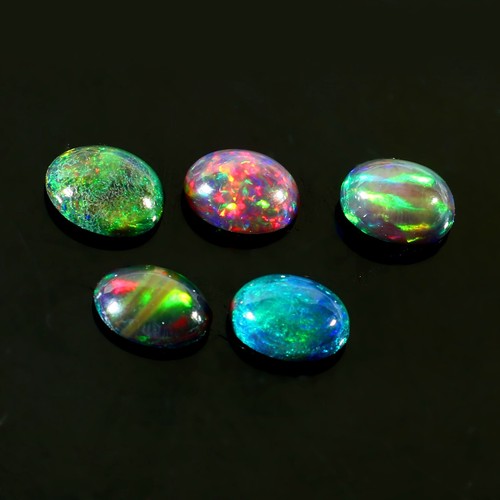 Nero Opale Cabochon Lotto, Etiope Opale Mix Welo Opale di Fuoco Lotto ...