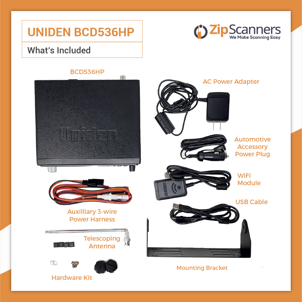 Uniden BCD536HP Digital Police Scanner – Expertly Refurbished w/ 90-Day ...
