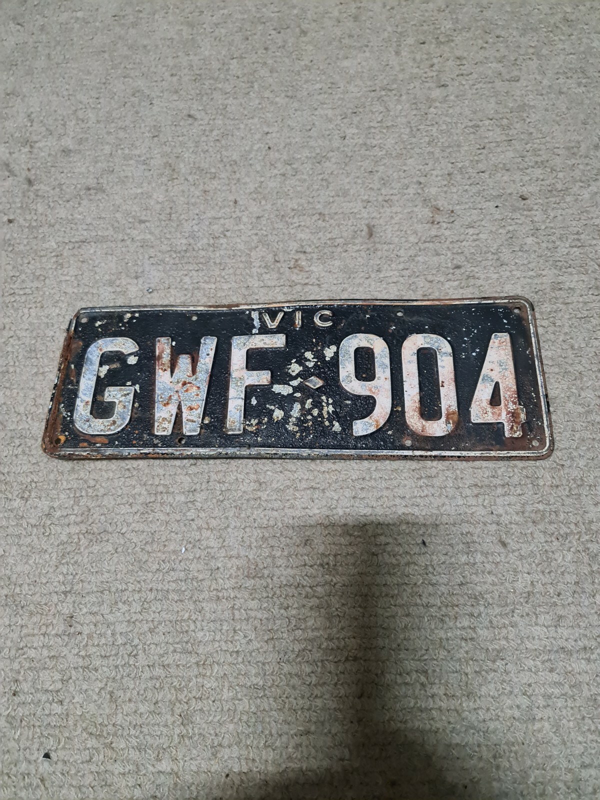 Vintage Number Plate | eBay