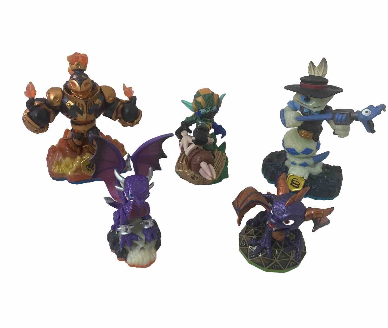 activision skylanders action figures mixed lot of 5 figurines games ...
