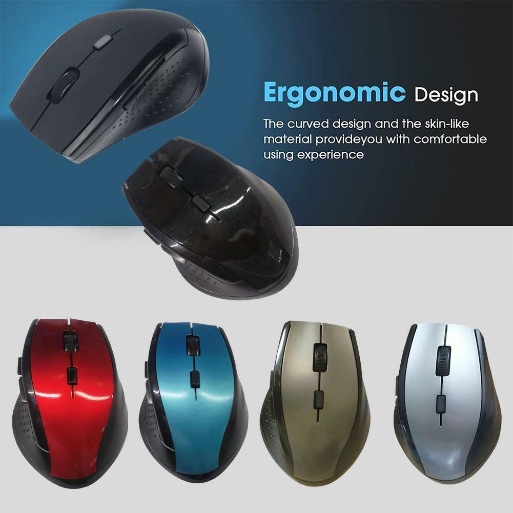 Wireless Optical Mouse Mice For PC Laptop Computer Comfortable 2024 ...