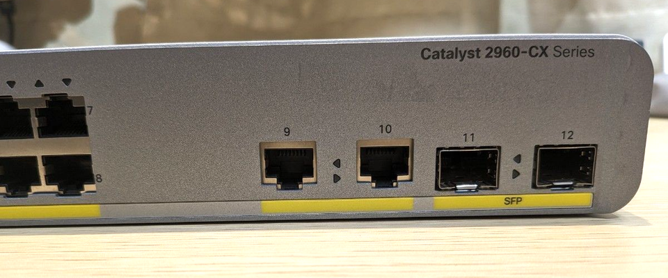 Cisco Catalyst 2960-CX Series WS-C2960CX-8PC-L Compact Switch 8-Port ...