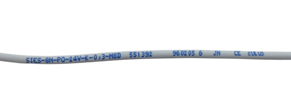 Festo SIES-8M-PO-24V-K-0,3-M8D 551392 0,3m Näherungsschalter -unused ...