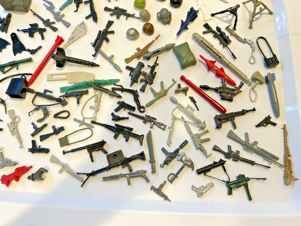 GI Joe Weapons and Accessories Lot 126 - Vintage Original Hasbro No ...