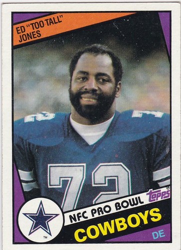 1984 Topps #242 Ed "Too Tall" Jones Dallas Cowboys | eBay