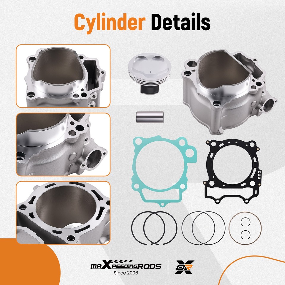 Top End Engine Rebuild Kit for Yamaha YFZ450R 09-26 95mm Cylinder ...