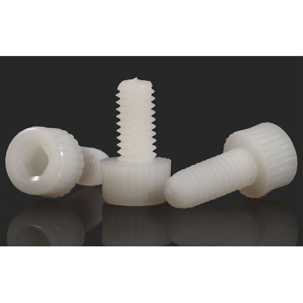 Nylon Plastic Hex Allen Socket Cap Head Screws Bolts M3 M4 M5 M6 M8 ...