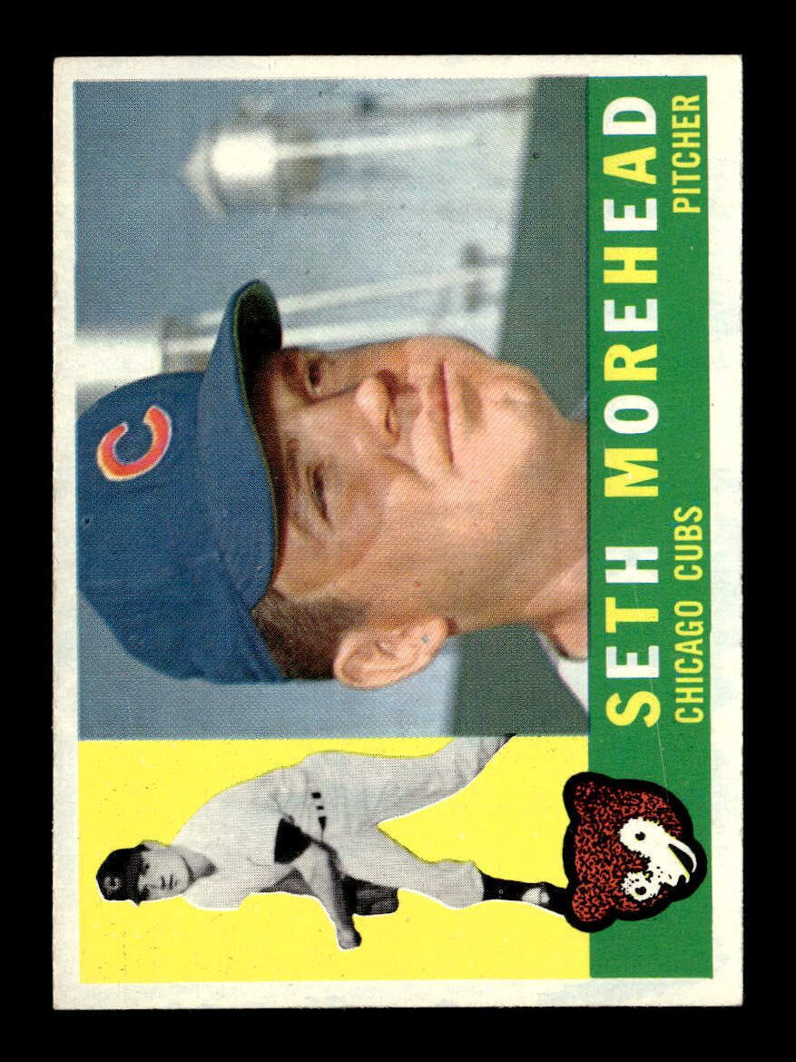 1960 Topps #504 Seth Morehead Chicago Cubs NM Baseball Card *D129 | eBay