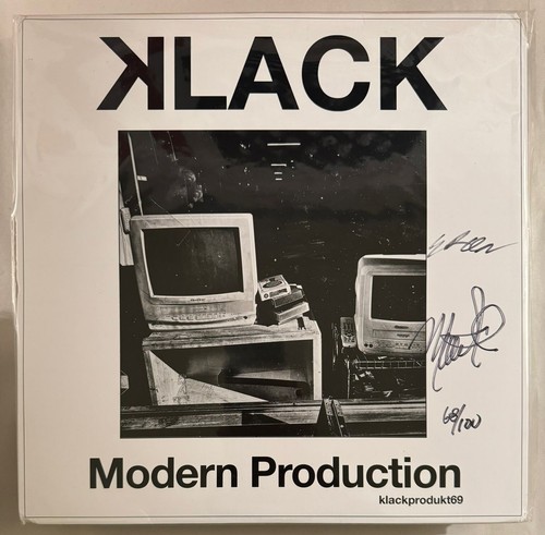 KLACK – MODERN PRODUCTION - *SIGNED* VINYL LP SILVER #68- SPLIT SEAM ...