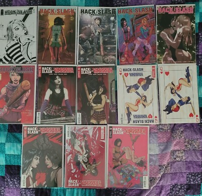 HACK SLASH & HACK SLASH VS VAMPIRELLA LOT OF 13 BOOKS NM | eBay