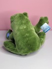 Applause Russ Berrie Green Frog Hand Puppet Realistic Ribbit Sound ...