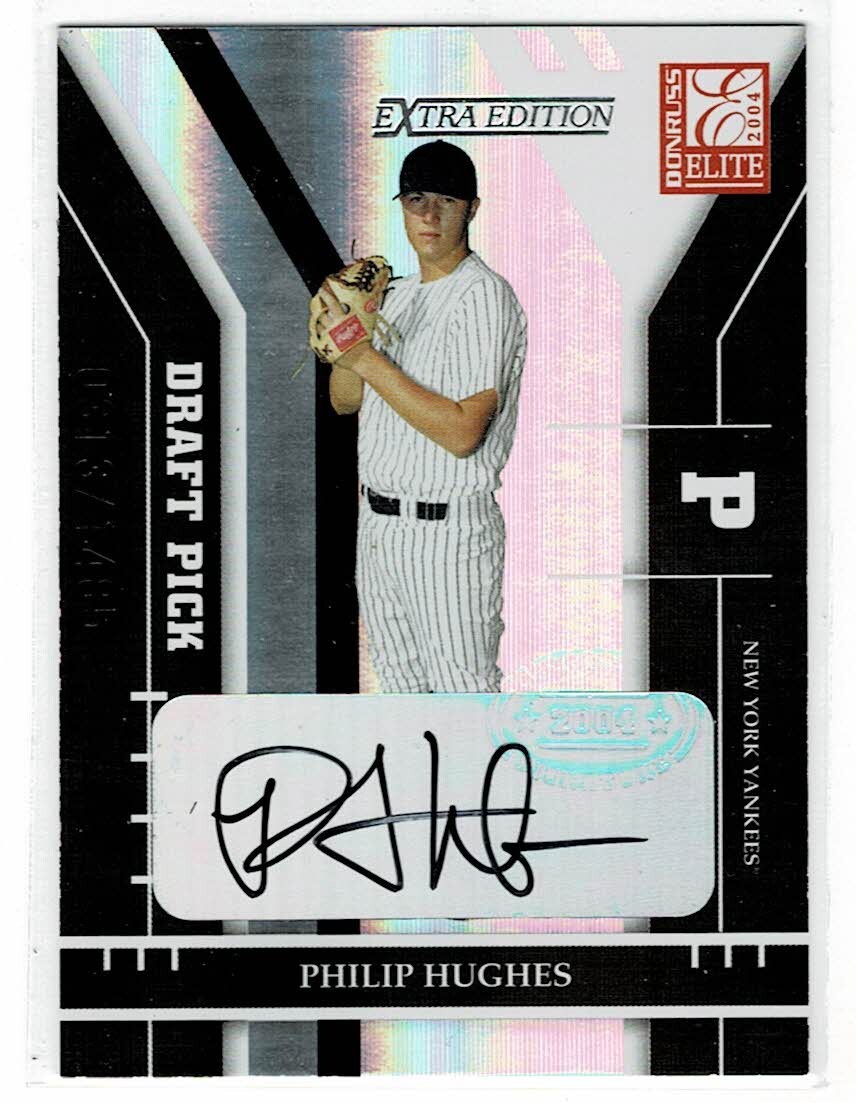 2014 DONRUSS ELITE PHILIP HUGHES AUTO AUTOGRAPH RC | eBay