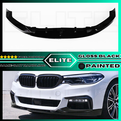 For BMW 5 Series G30 2017-2020 MP Style Gloss Black Front Bumper ...
