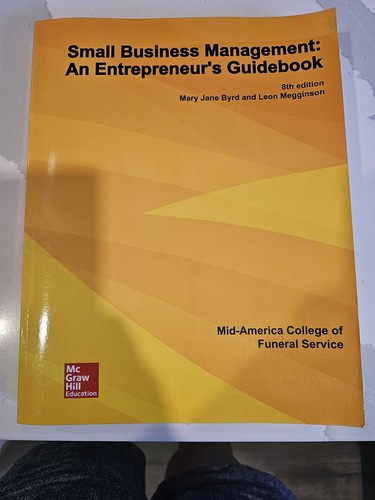 Small Business Management: an Entrepreneur's Guidebook by Leon C ...