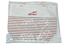 Dansko Canvas Tote Bag White Red Stripe Rope Handle Gym Travel ...
