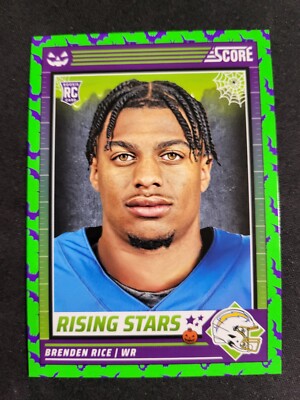 2024 Score A Treat Bats Brenden Rice RC Card #6 Chargers | eBay