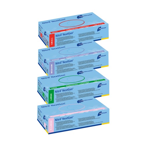 Meditrade NextGen - Einmalhandschuhe - Nitril Puderfrei in blau | eBay.de