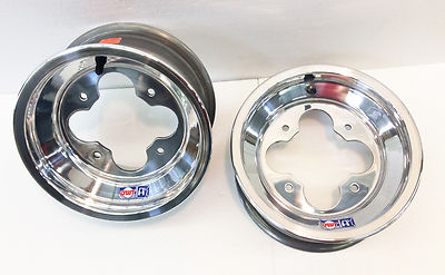 "DWT A5 Rolled Lip ATV Front Wheel PAIR 10"" 10x5 4+1 4/144 Suzuki ...