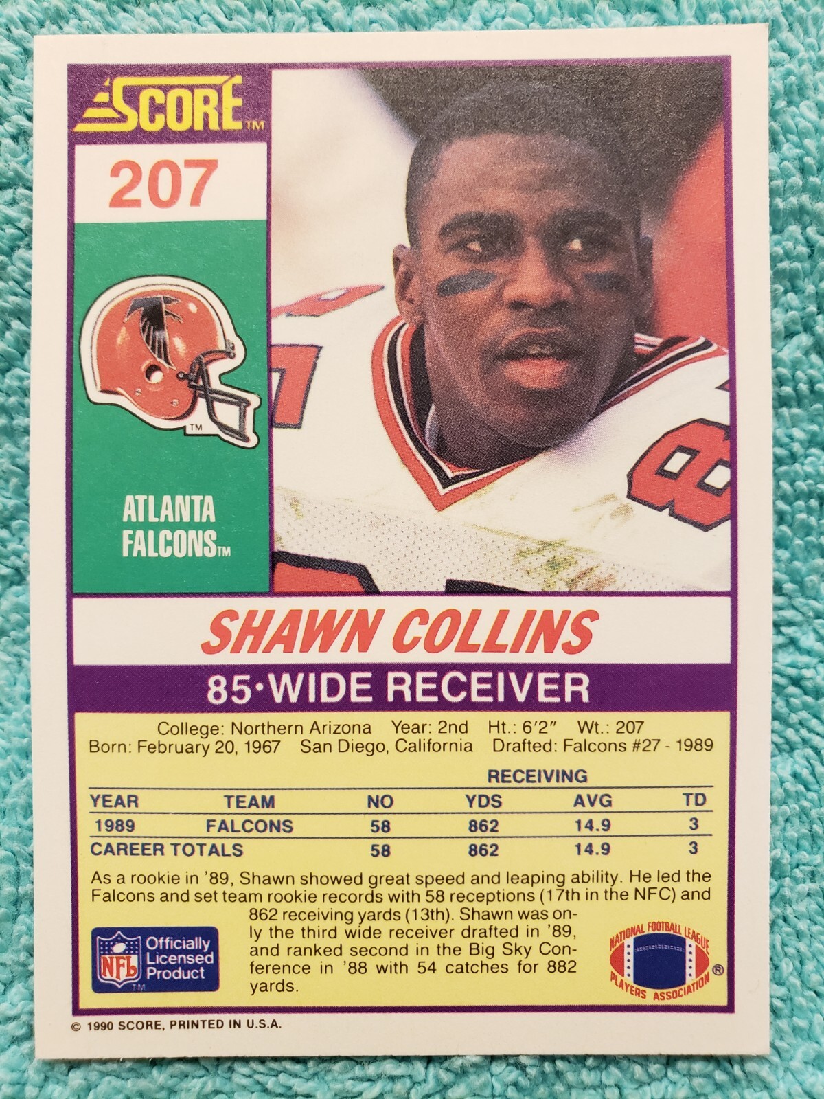 1990 Score - #207 Shawn Collins for sale online | eBay