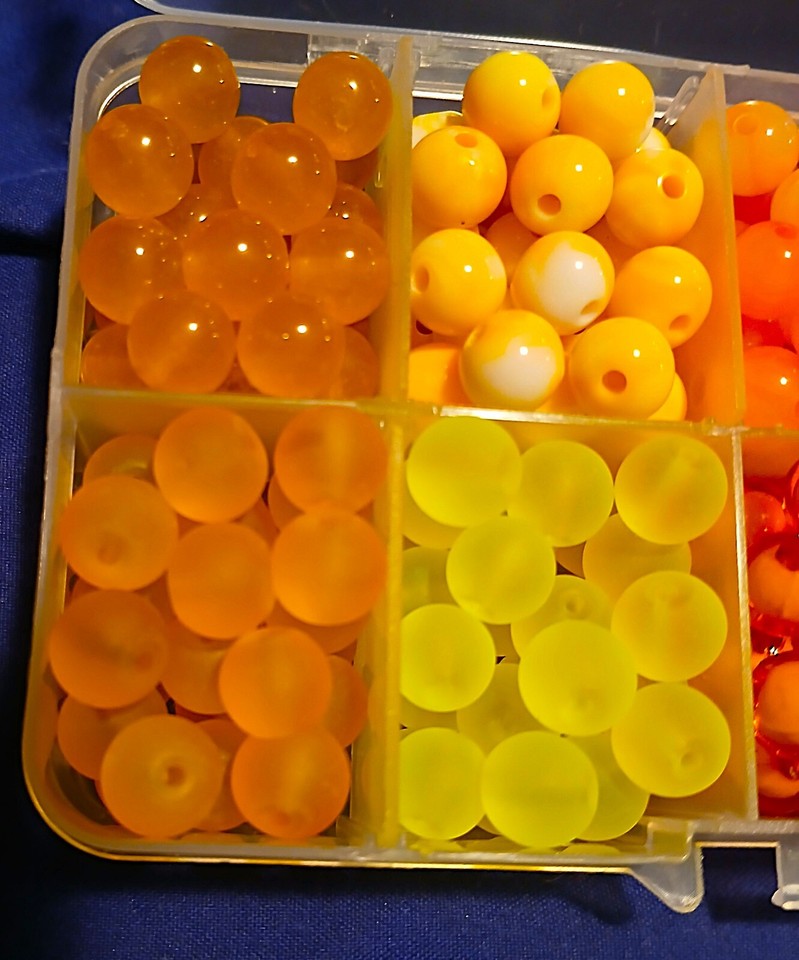 Premium Trout Salmon Steelhead Fishing Beads 8mm Assortment 10 Colors ...