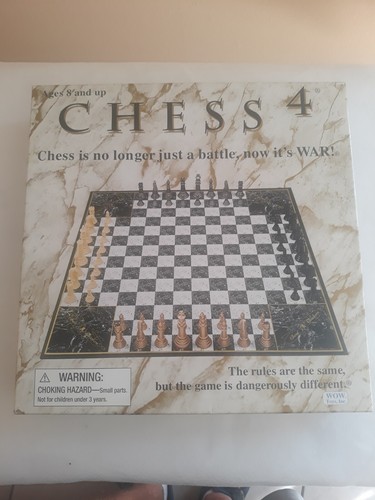 Chess 4 Player Board Game Set Wow Toys 100% Complete. Great Shape ...
