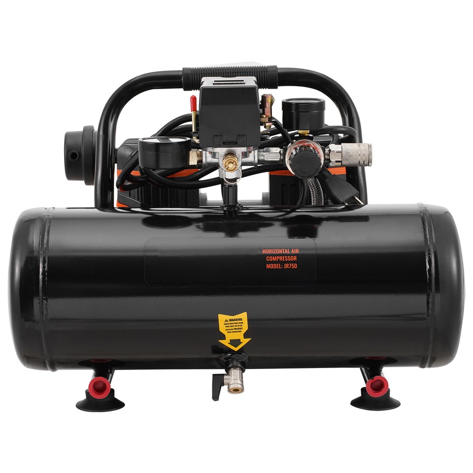 Uimoso 2 Gallon Air Compressor Compact Portable Oil Free Compressor 1HP ...