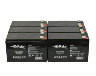 Raion Power 12V 9Ah SLA AGM Enersys 12HX35 Battery - 6 Pack ...