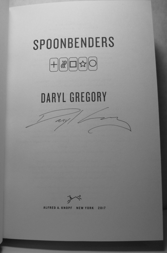 SPOONBENDERS by Daryl Gregory, signed, 1st/1st, hardback | eBay