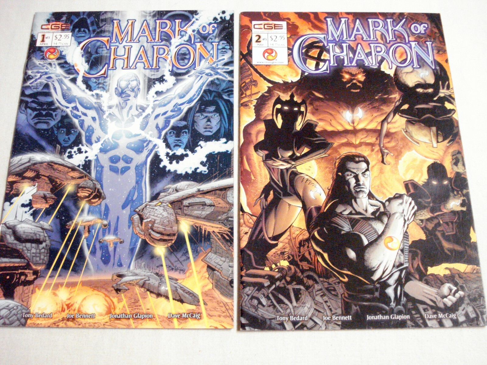 Mark of Charon #1, #2 Comics CG Entertainment 2003 First Printing VF | eBay