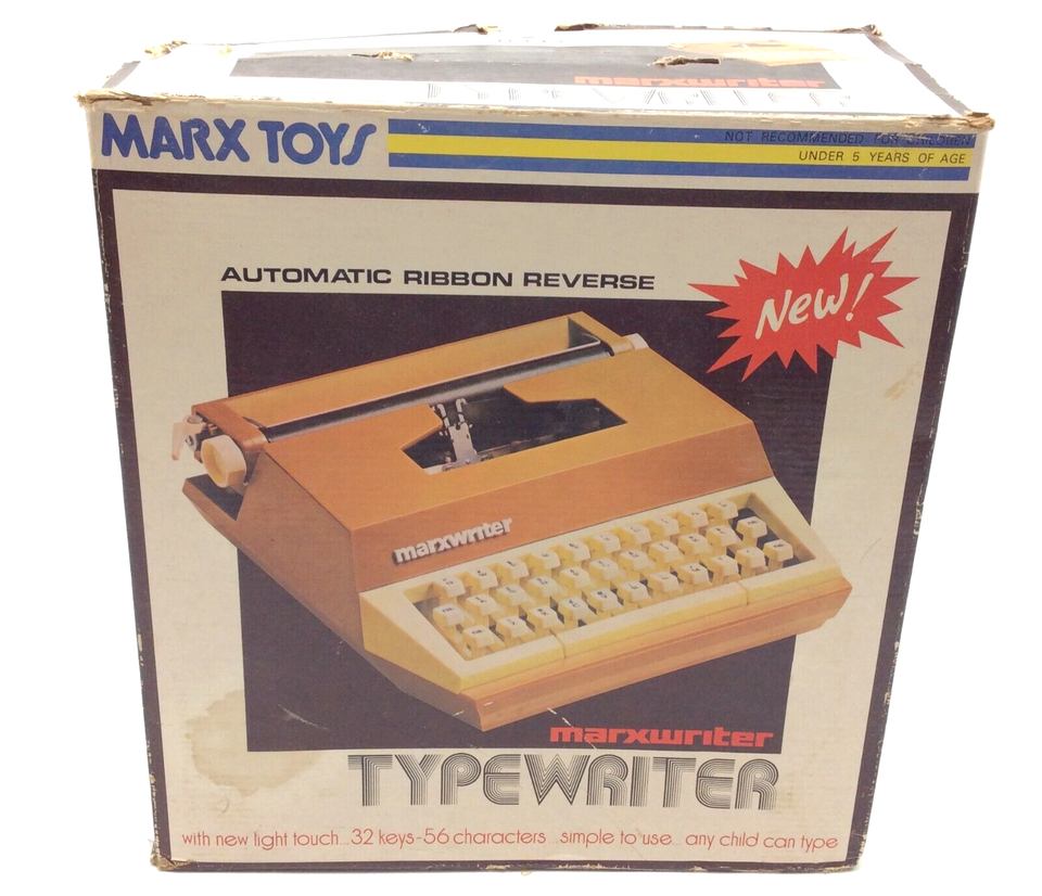 Vtg MARX TOYS Marxwriter Typewriter | eBay