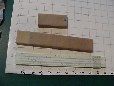 vintage SLIDE RULE: STERLING Plastic sp PRECISION w home made box, #584 ...