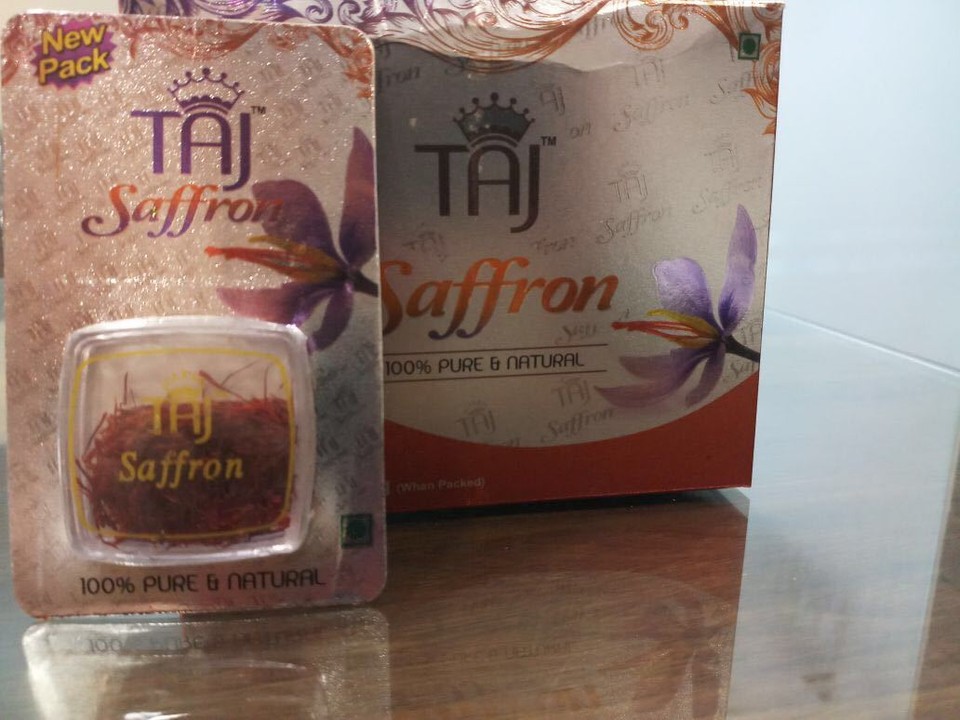 1gm TAJ Saffron Pure Finest Indian Golden Stigma Kashmiri Kesar High ...