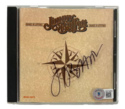 Jimmy Buffett Signed Autograph Changes in Latitudes Attitudes CD Jewel ...