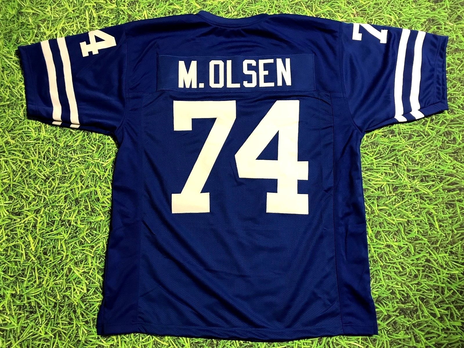 MERLIN OLSEN CUSTOM LOS ANGELES RAMS JERSEY FEARSOME FOURSOME | eBay