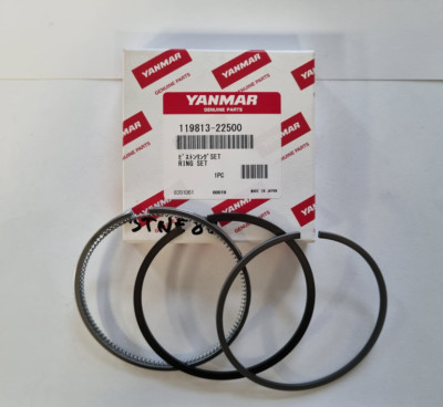 ORGINAL piston rings Yanmar 3TNE82 119813-22500 | eBay