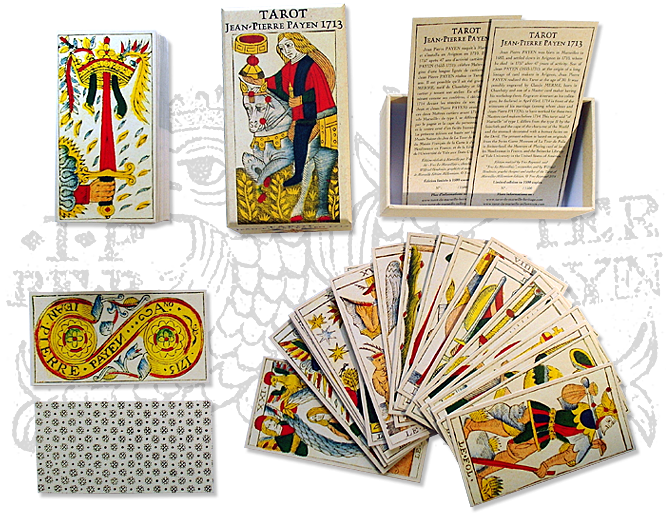 Tarot De Marseille TAROT JEAN PIERRE PAYEN 1713 Cards Rare OOP Limited ...