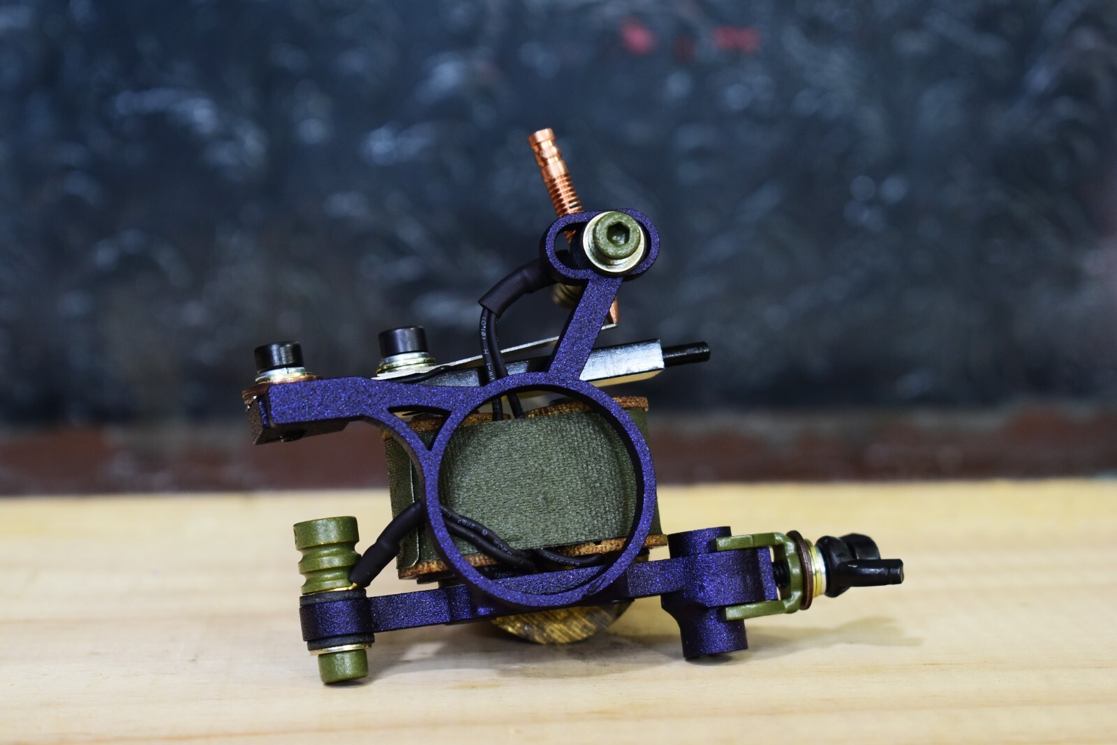 Handmade tattoo machine color packer mag 5-25, Running 100-105 Hz @4.5V ...