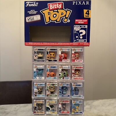 Funko Bitty Pop Disney Pixar Complete Full Set With Rare Mystery Chases ...