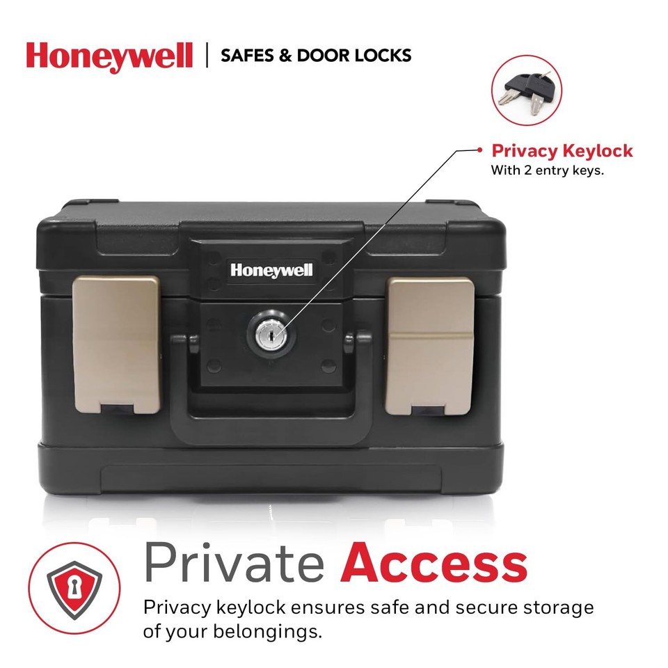 Honeywell Safes & Door Locks - Fireproof & Waterproof Small Safe Box ...