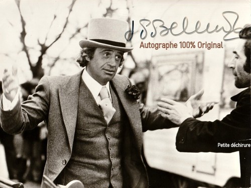 JEAN-PAUL BELMONDO : Signed Etoile Cinéma - Autograph Original ...