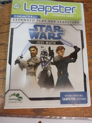 Star Wars Jedi Math Leapster Learning Game 2008 Lucasfilm 9781400671472 ...
