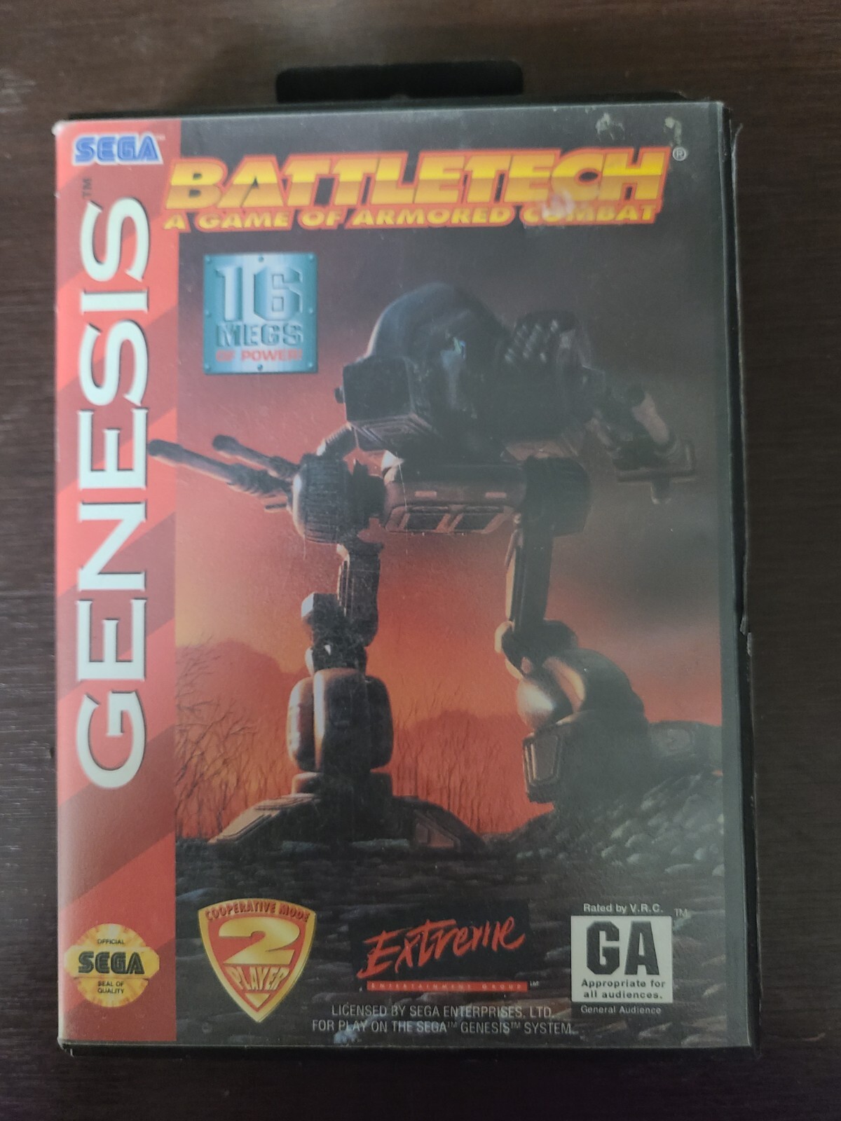 BattleTech: A Game of Armored Combat (Genesis, 1994) Tested with Case ...