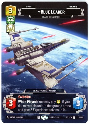 Blue Leader - Scarif Air Support (Prestige) - Jump to Lightspeed - SWU ...