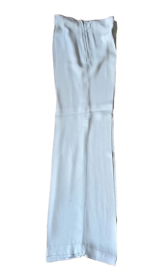 Vintage Biba Trouser Suit 2 Piece Jacket Medium Mint Green 70s Crepe ...